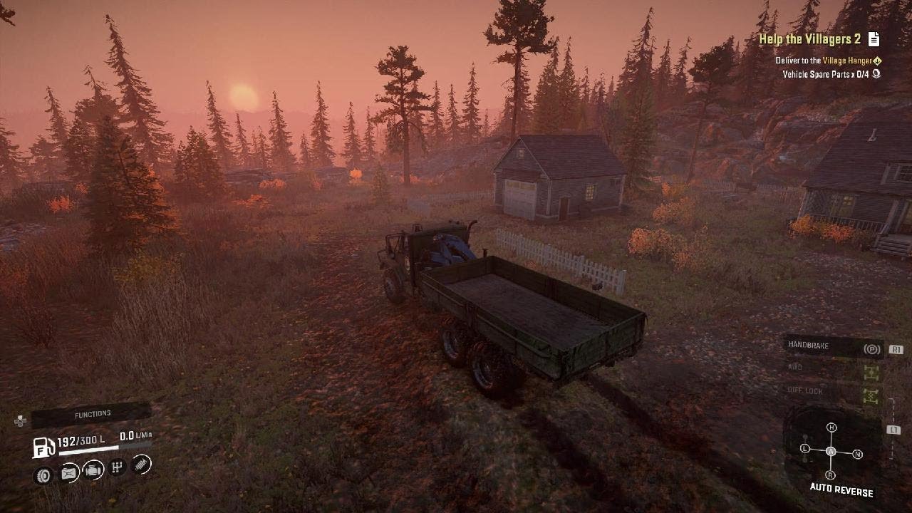 Snowrunner Exploring Burned Forest - YouTube