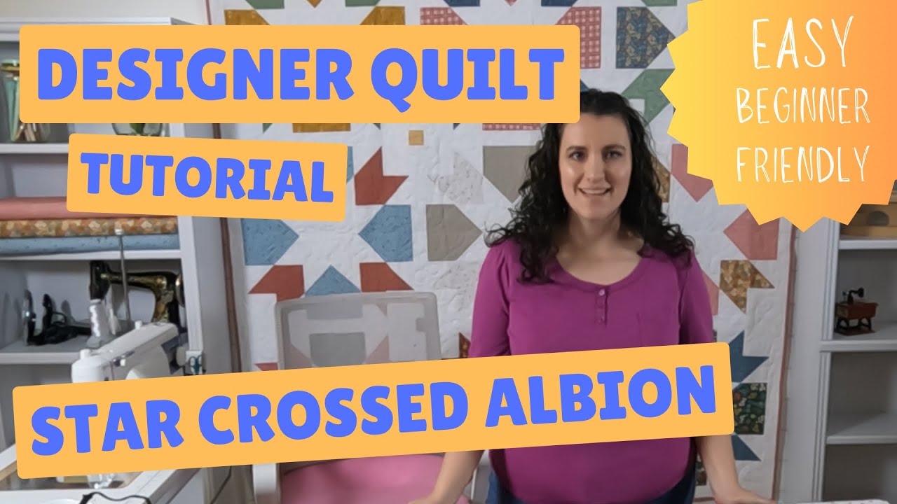 Make a Designer Quilt Tutorial - Easy, Beginner Friendly, and Fun. My Fabric Addiction. Star ...