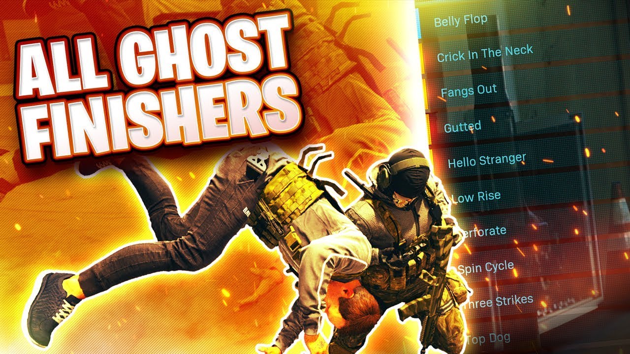 ALL 10 Universal Finisher Moves IN MODERN WARFARE! standing/down/prone ...