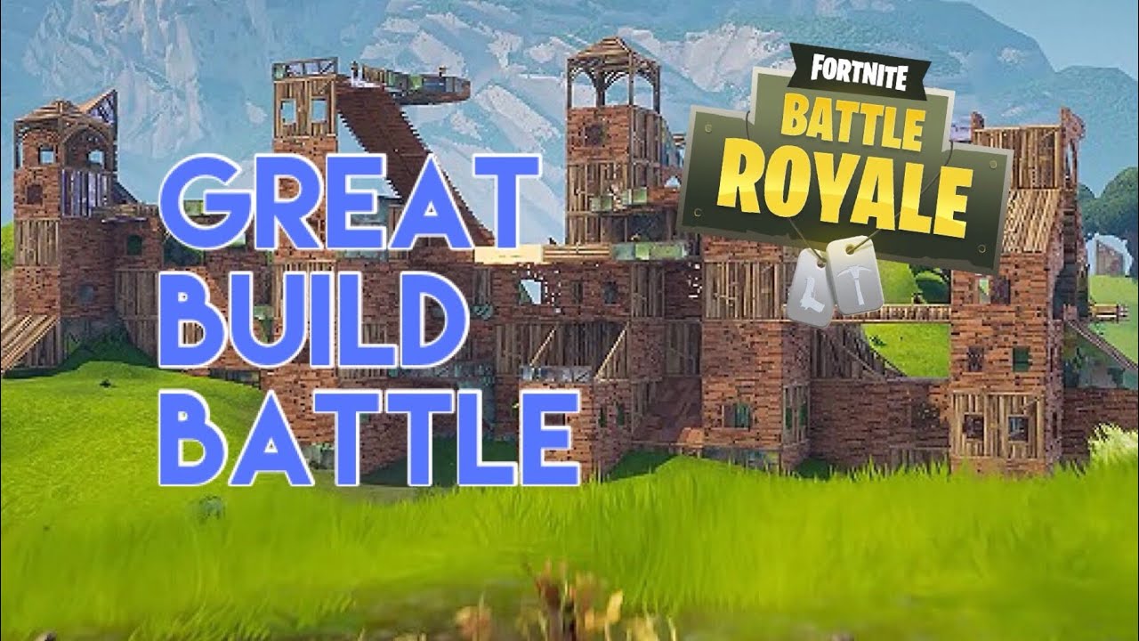 AMAZING BUILD BATTLE!! - Fortnite: Battle Royal - YouTube