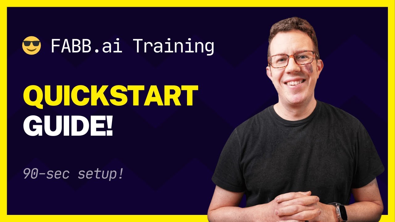 FABB.ai Lesson 1 - Quickstart video (from 0 to published in NO TIME ...