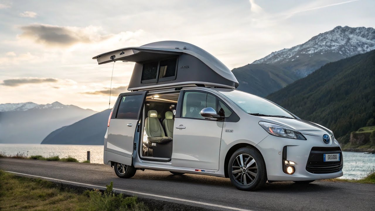 "2025 Toyota Aqua Hybrid Camping Van – A 5-Star Hotel on Wheels!" - YouTube
