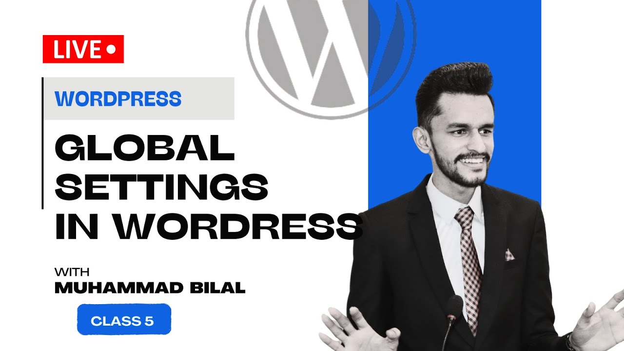 MASTERING GLOBAL SETTINGS IN WORDPRES (Part 2) + SEO BASIC SETTINGS ...