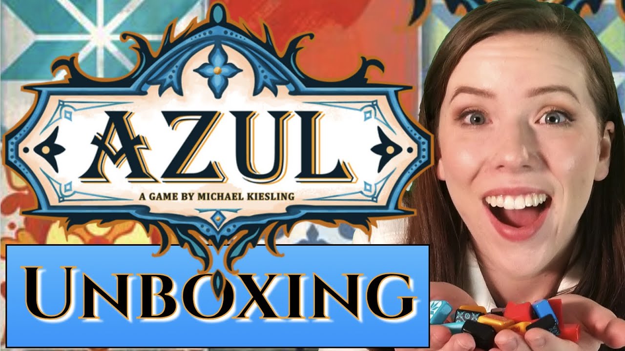 Azul - Unboxing - Close Ups of Boards, Tiles, and Rules w/ Britt - YouTube