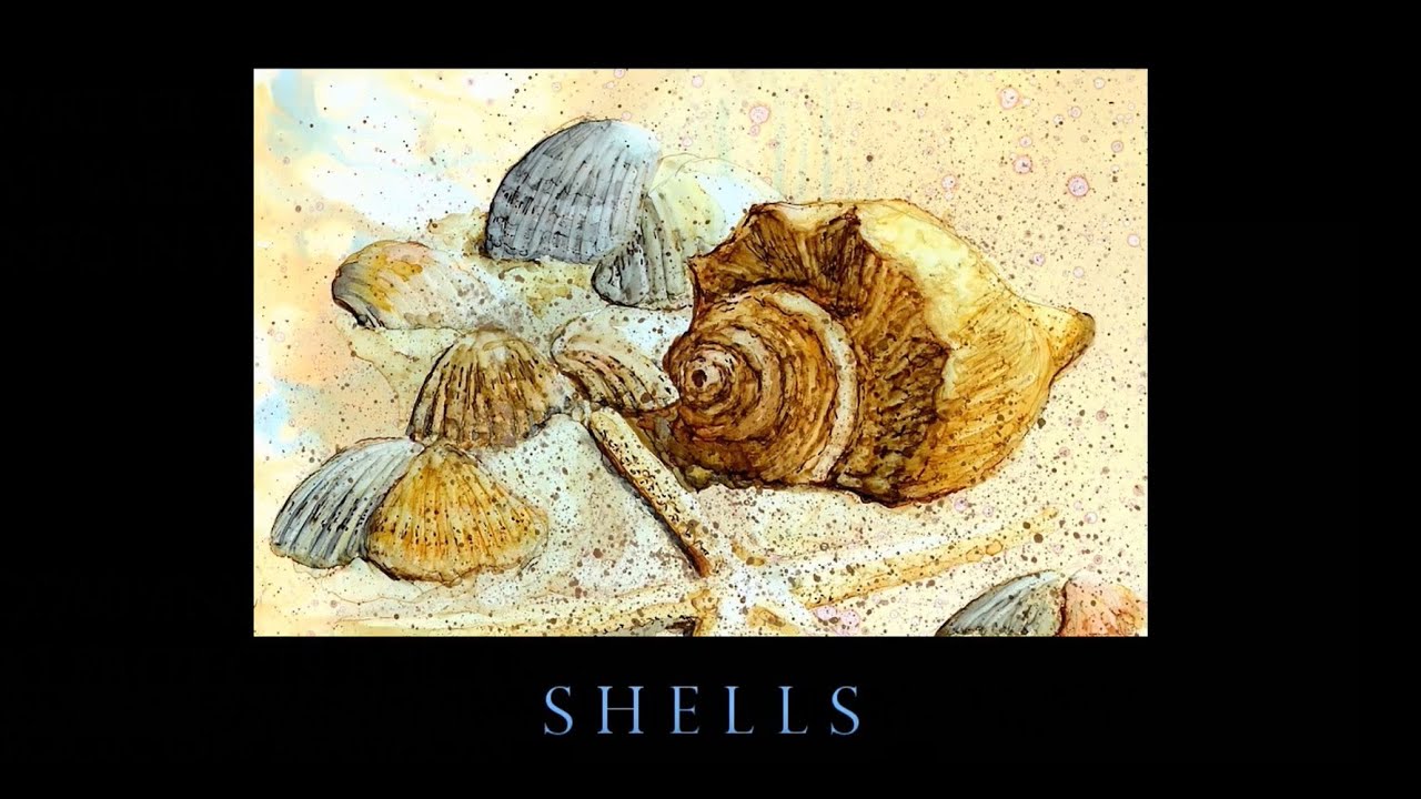 Year of Alcohol Inks - 38A: Discovery - Shells - YouTube