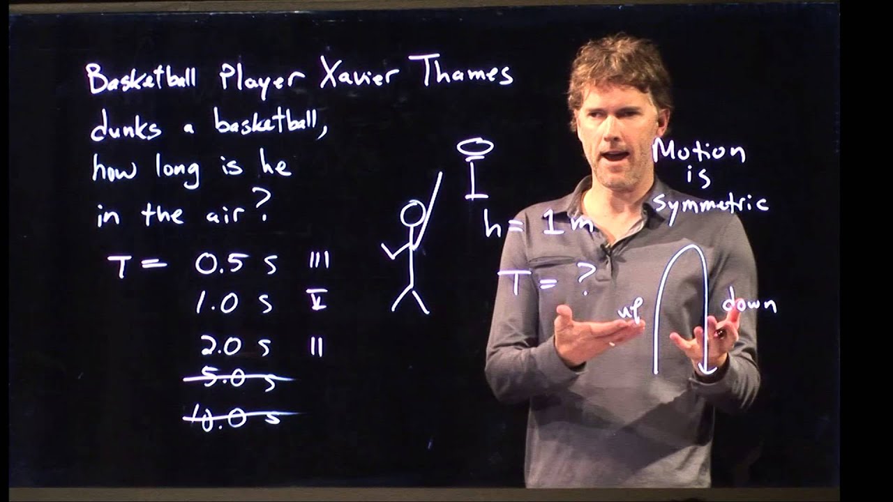 How long is Xavier Thames in the air during a dunk - YouTube