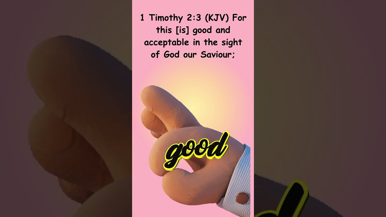 First Timothy Chapter 2 Verse 3 MamaBrenda YouTube First Timothy Chapter 2 Verse 3 MamaBrenda YouTube