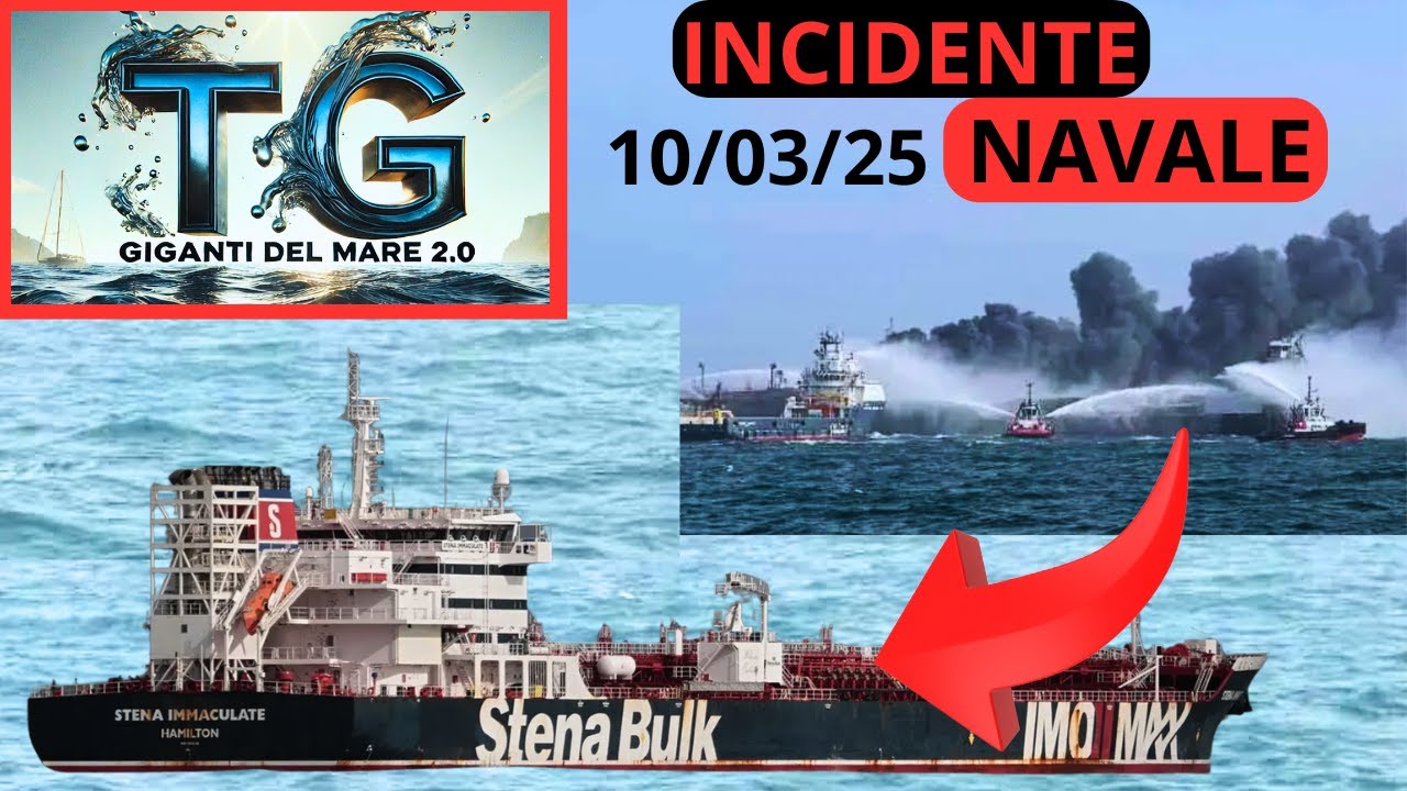 Collisione in Mare del Nord: Petroliera in Fiamme e Disastro Ambientale ...
