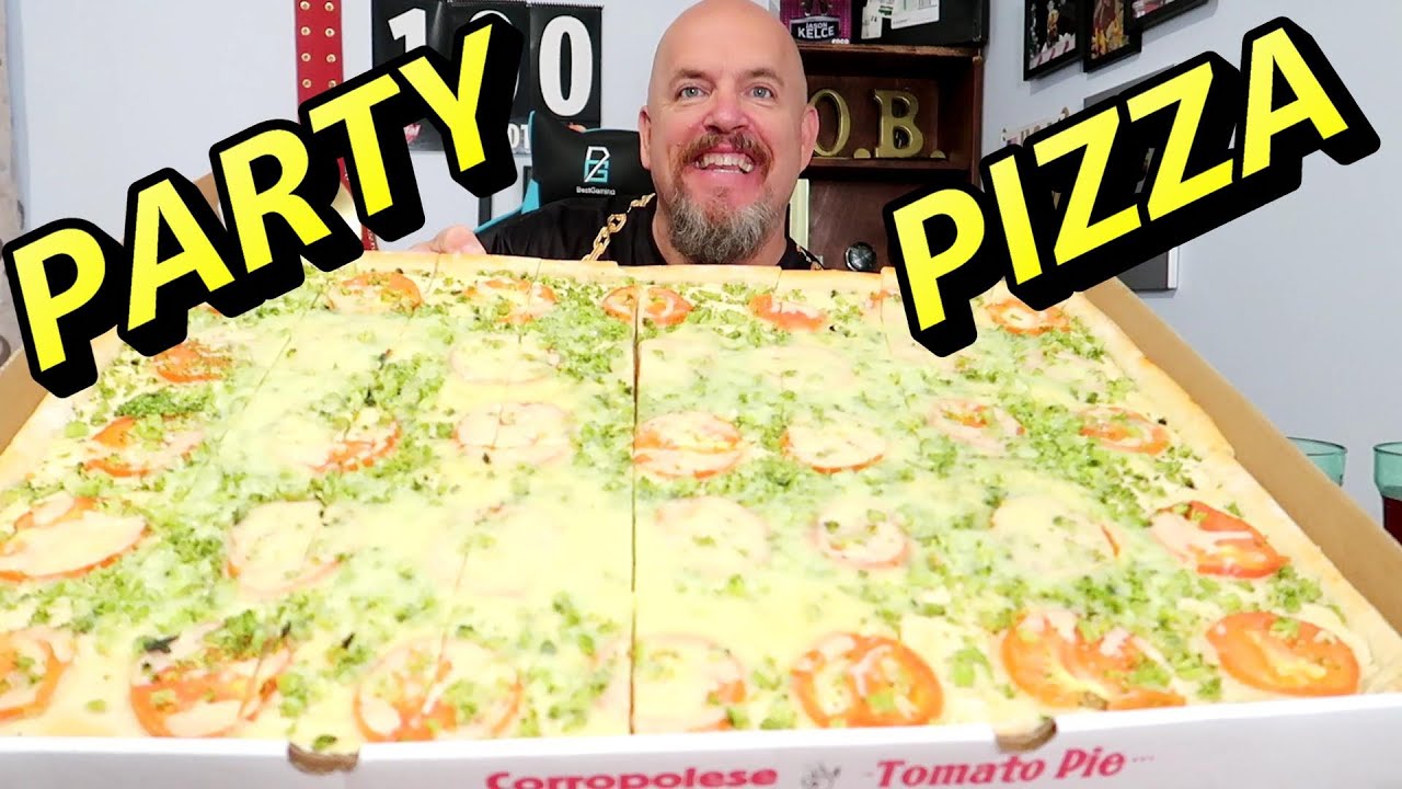 SOLO - Massive Corropolese Party Sized Vegetable Pizza Pie for 20 - YouTube