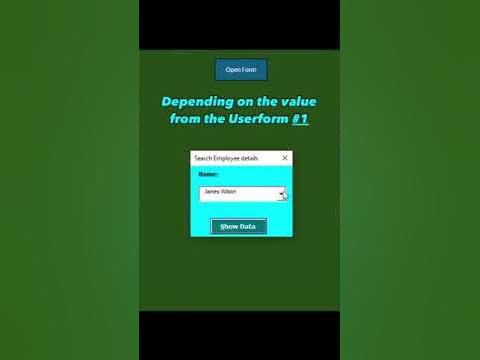 Create Dynamic Excel UserForms Like a Pro! 🚀 #shortsvideo - YouTube