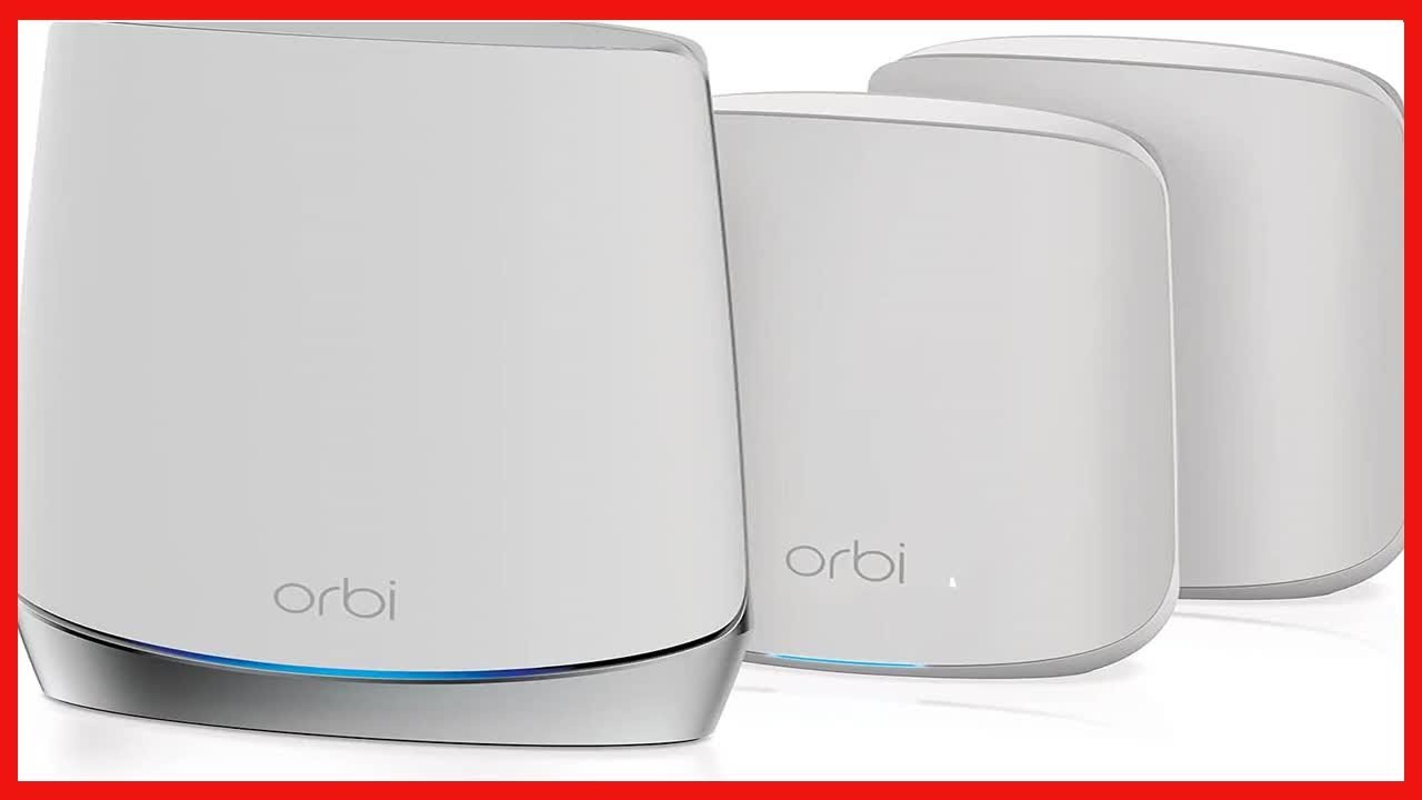 NETGEAR Orbi Whole Home Tri-Band Mesh WiFi 6 System (RBK653) – Router ...