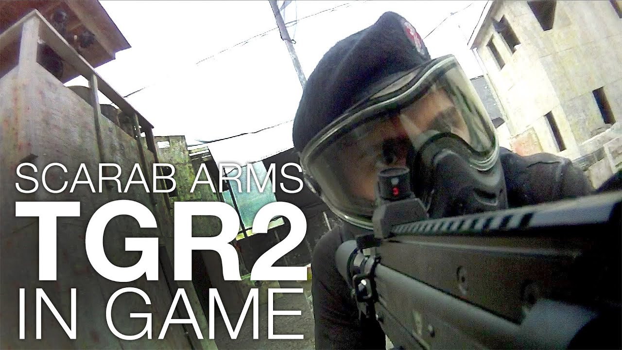 MULTIPLAYER FPS ACTION [Scarab Arms TGR2] - CQB Paintball - YouTube