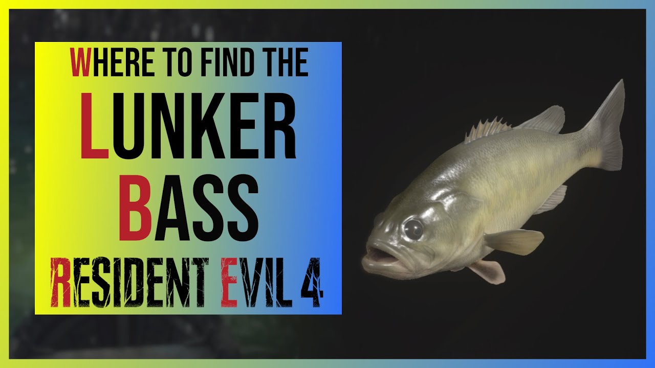 Resident Evil 4 Remake: Lunker Bass Location | Catch Me a Big Fish ...