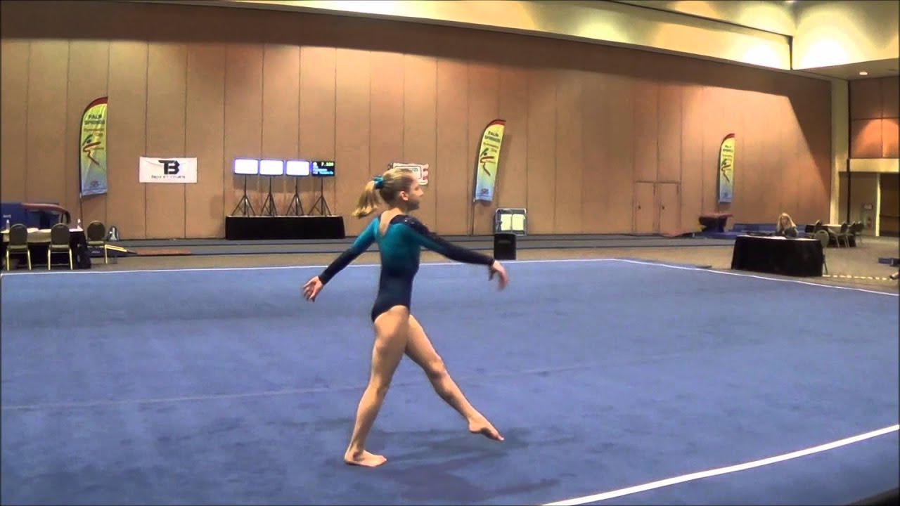 Chloe Harvey Elite Compulsory Floor Palm Springs - 1/22/16 - YouTube