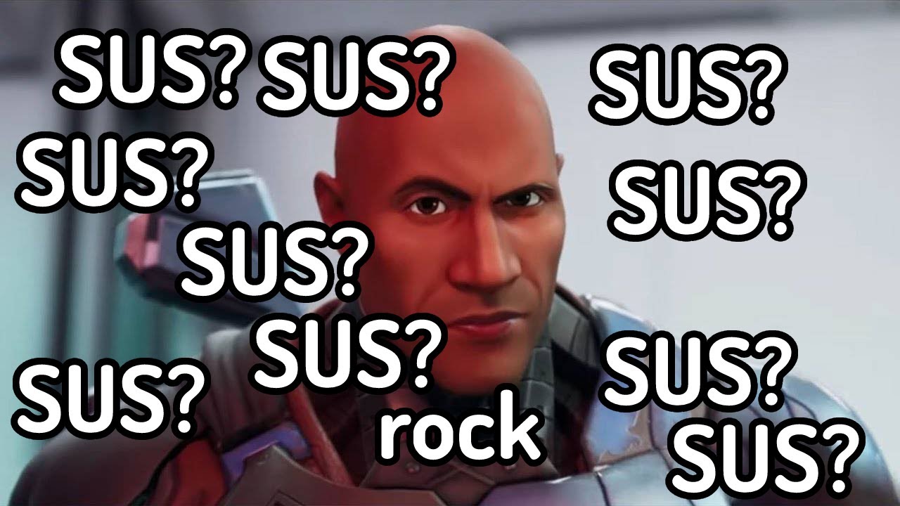 FORTNITE + ROCK = SUS - YouTube