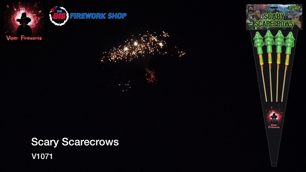 Scary Scarecrows - The Big Firework Shop - YouTube