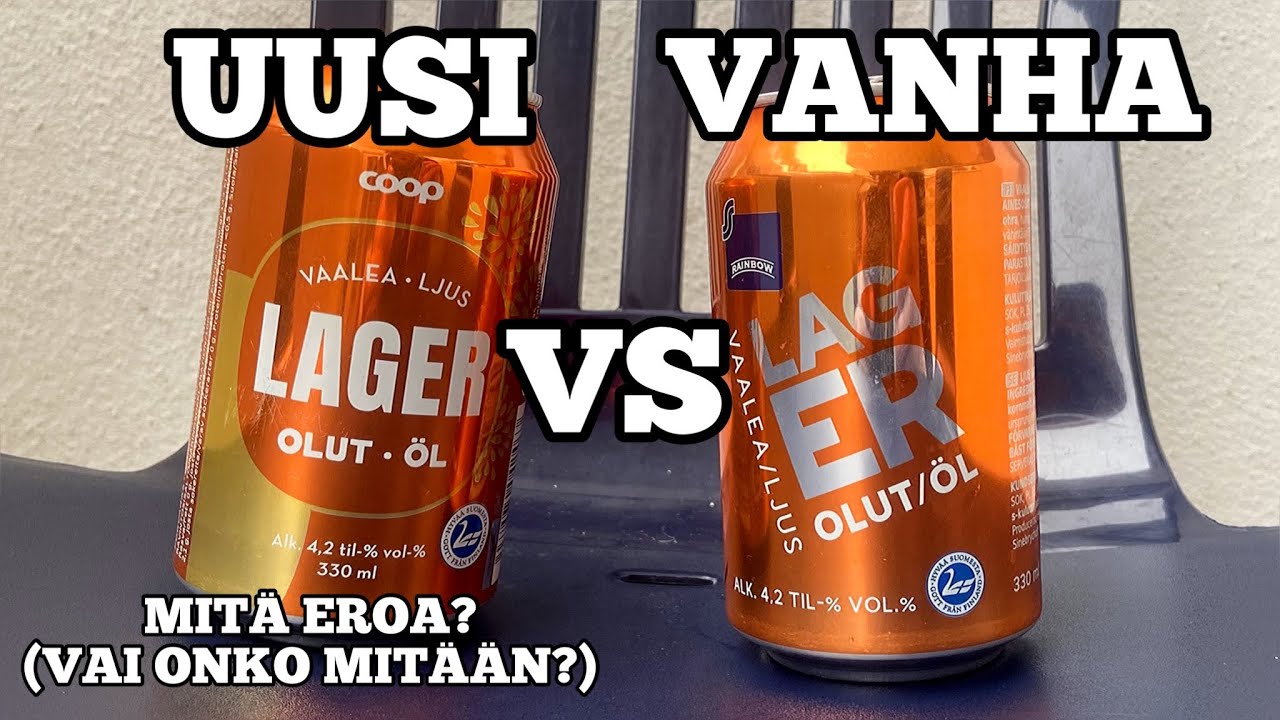 Rainbow Lager (4,2%) VS Coop Lager (4,2%) - YouTube
