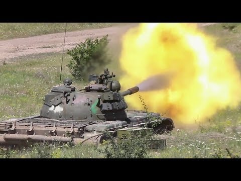 Ancient Soviet Era T-55 Tanks Used For NATOs Defense - Saber Guardian 19