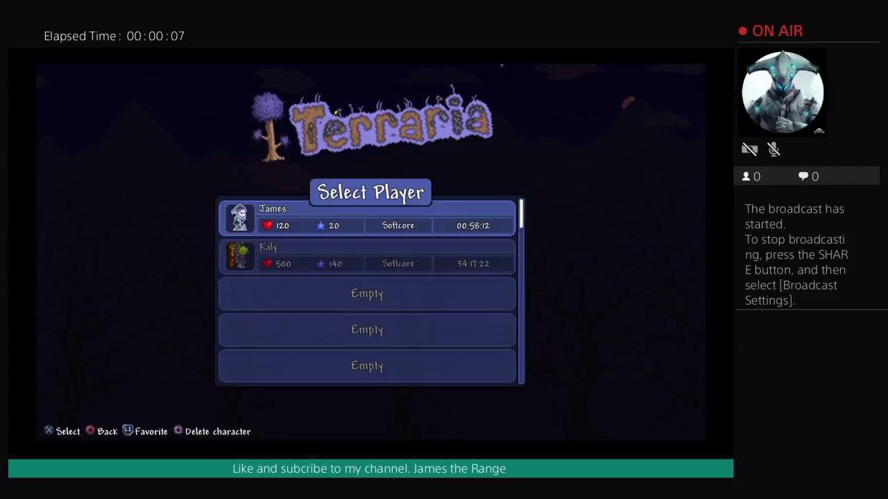 Terraria James Range from Plantera's (AKA Kaly's) Boss #2 - YouTube