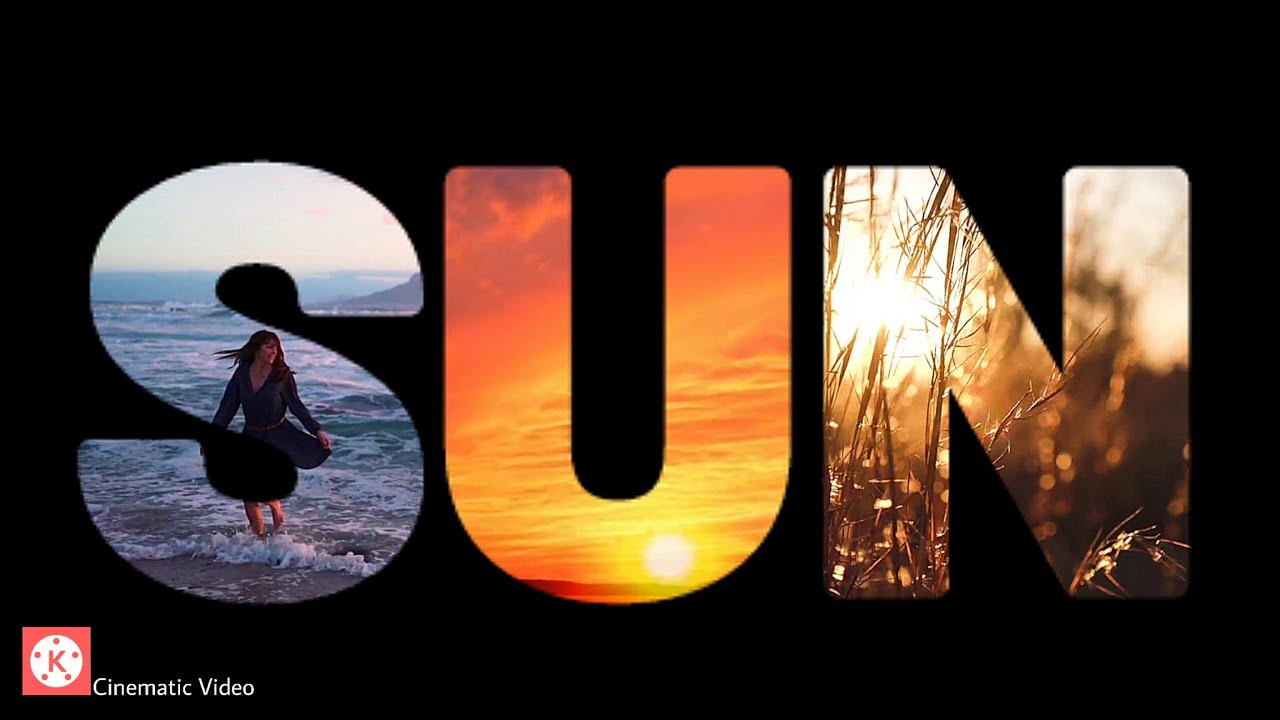 How To Edit Video Text || SUN || Cinematic Kinemaster Tutorial In Easy ...