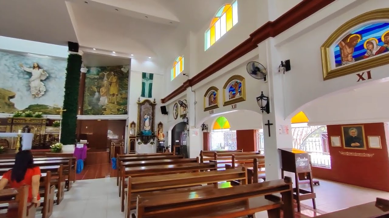 Simbahan sa loob ng Kamay ni Hesus sa Probinsya ng Lucban Quezon - YouTube