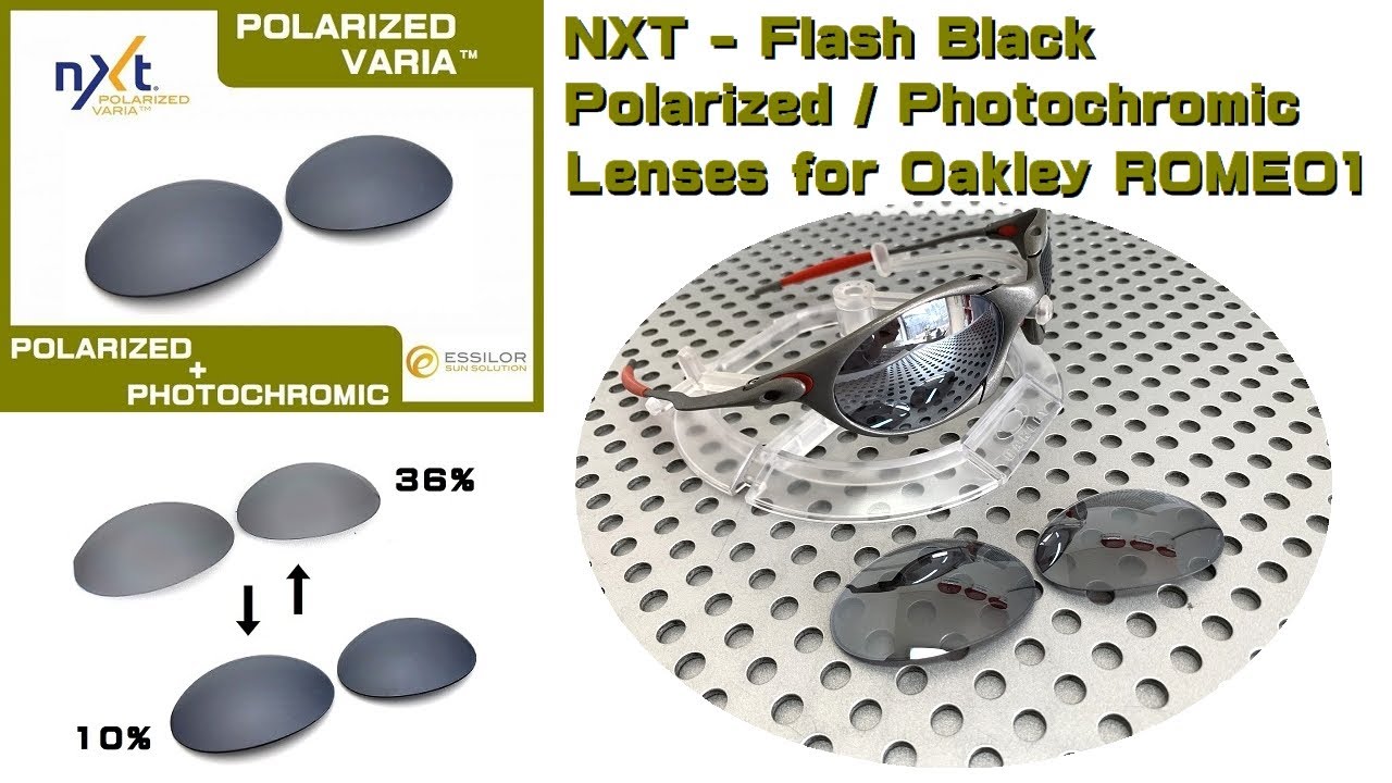 LINEGEAR NXT POLARIZED VARIA (Polarized Photochromic) Lenses for Oakley ...