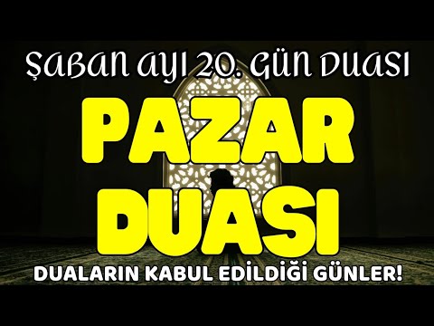 Pazar Günü Duası - Nimetlerini Tamama Erdir Allah'ım!