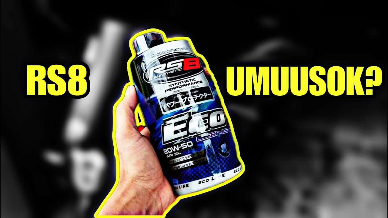 RS8 SYNTHETIC 20w-50 | ECO LINE | MOTORCYCLE ENGINE OIL | KeniRider ...
