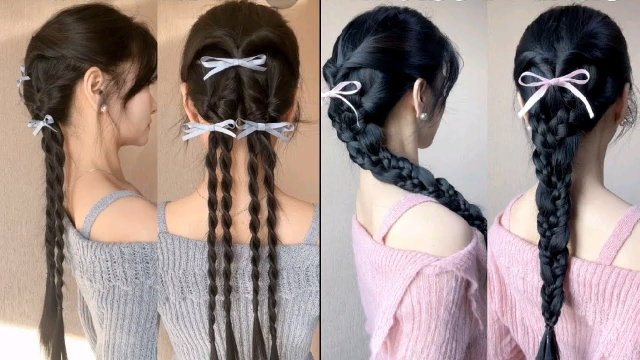 Super Easy & Cute Hairstyle Tutorial Korean Style for Girls** - YouTube