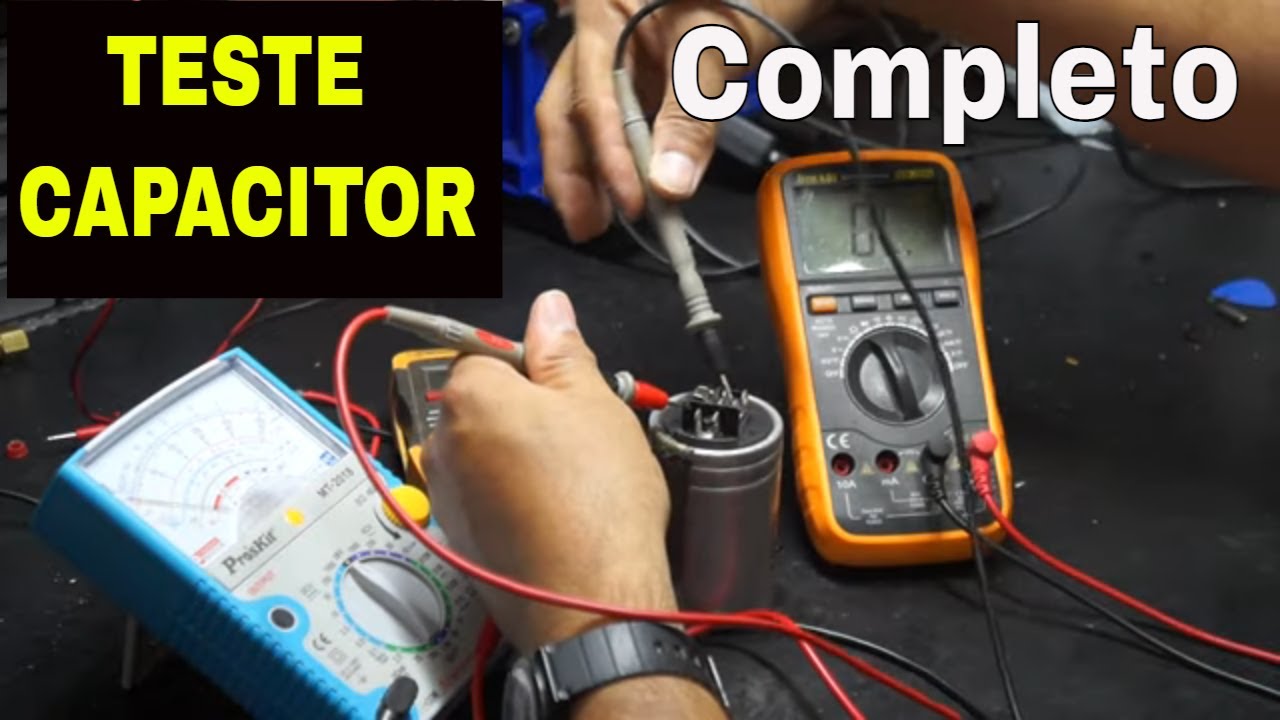 COMO TESTAR CAPACITOR DE AR CONDICIONADO - YouTube