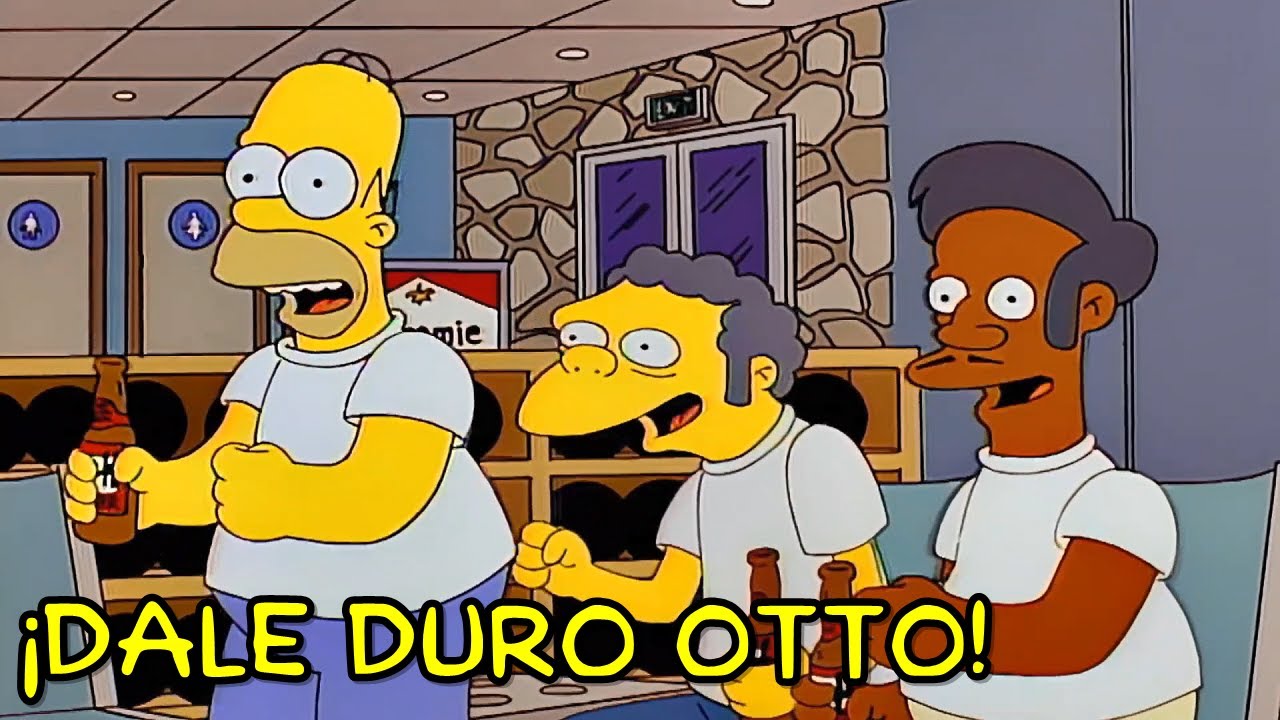 ¡DALE DURO OTTO! - LOS SIMPSON - YouTube