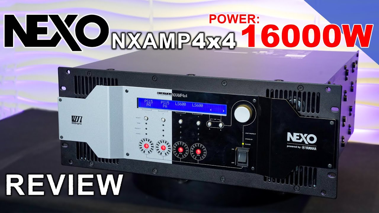 Amply Công Suất Lớn Nhất | NEXO NXAMP 4x4 | Power 16000W | Kích thước ...