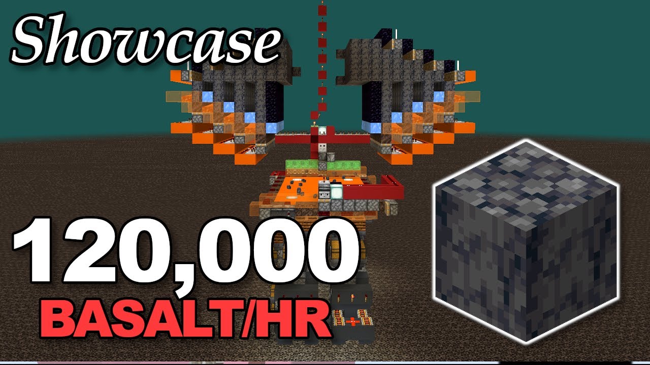 Basalt Factory - 120,000/hr Basalt Generator (Java 1.16+) - YouTube