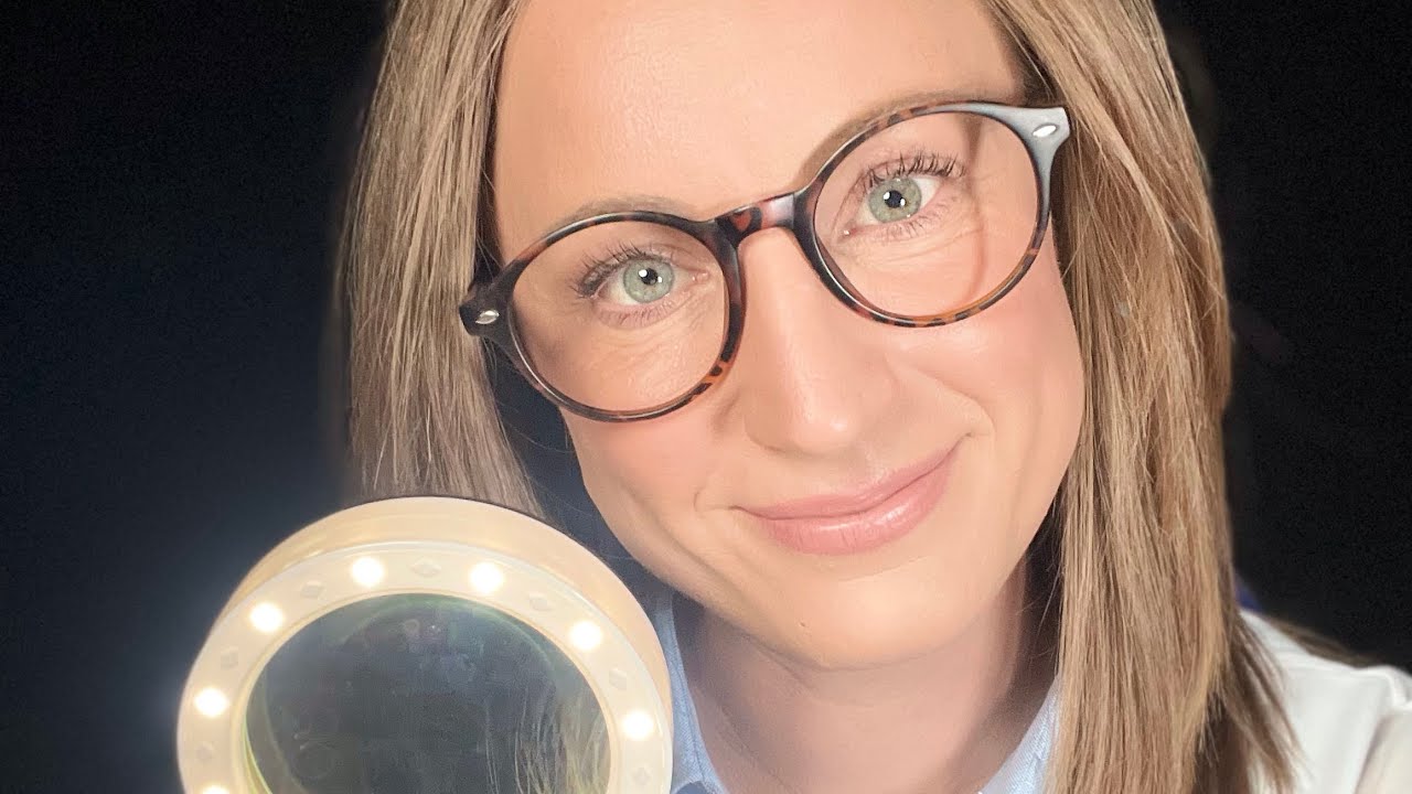 👩🏻‍⚕️ ASMR Sleep Doctor medical roleplay physical eye exam personal ...