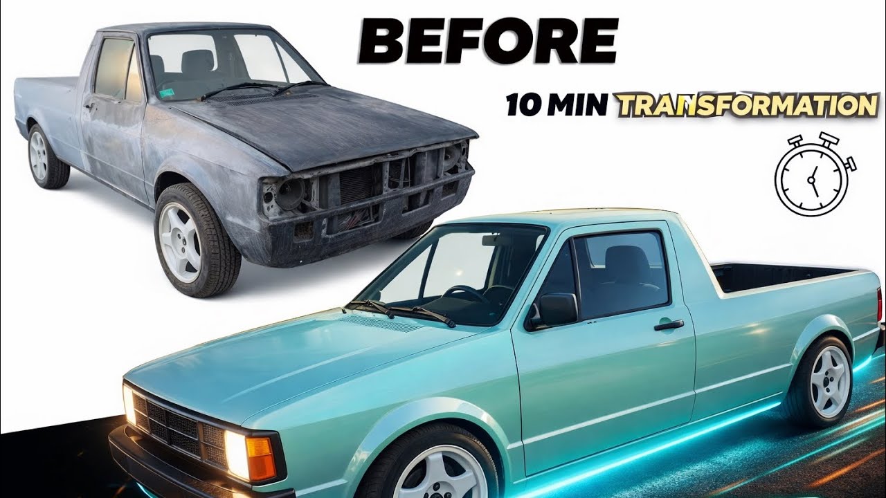 Building a MK1 Volkswagen Rabbit in 10 minutes! (Budget Build) - YouTube