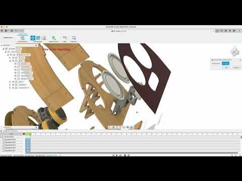 Fusion 360 Walkthrough to make Exploded View, DXF for Laser Cutter and Orthographic View Drawing ...