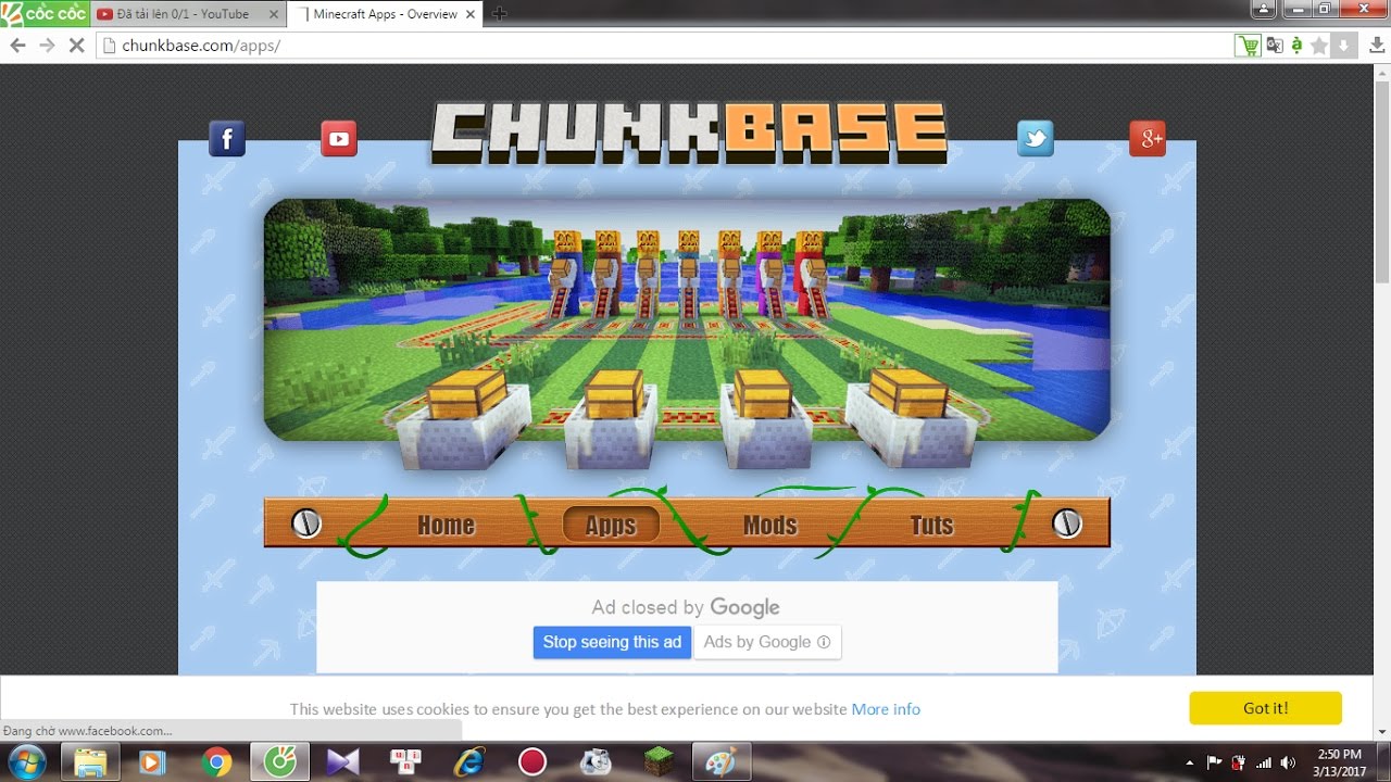Hướng dẫn dùng trang web CHUNKBASE để tìm địa hình cho minecraft! - YouTube