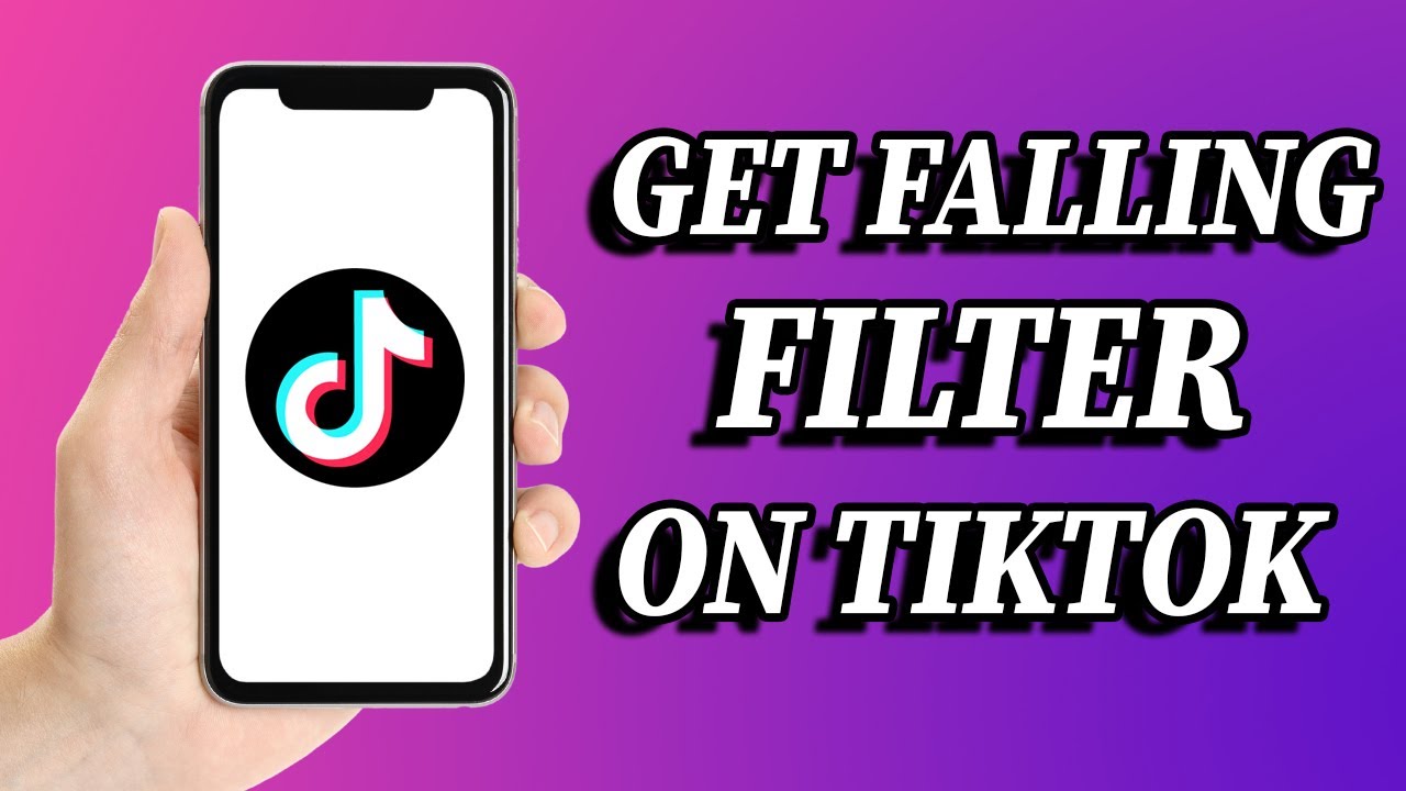 How to get the Falling filter on TikTok - YouTube