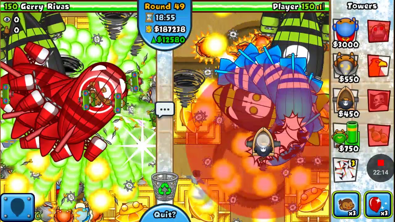 Let's play btd battles part 2 - YouTube