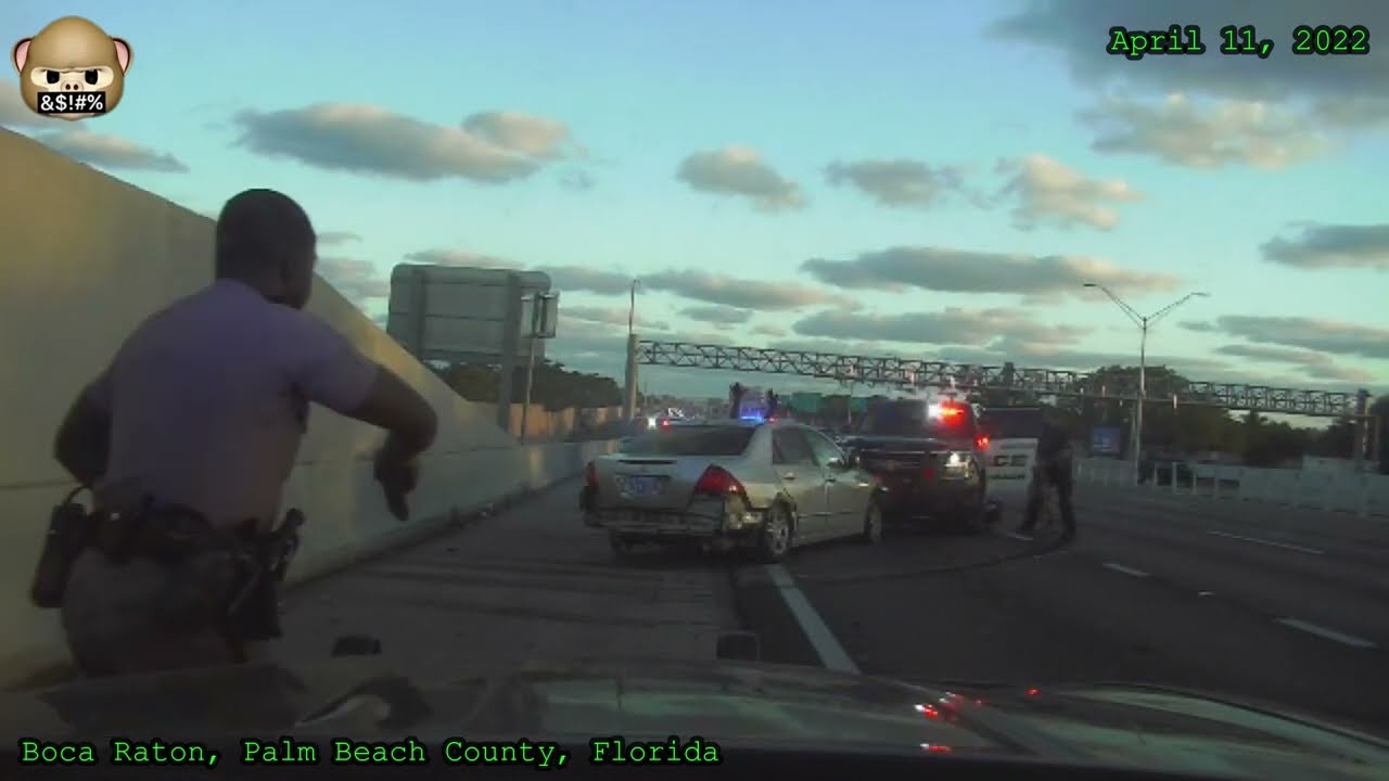 Wild Police Chase!!! Palm Beach County, Florida - April 11, 2022 - YouTube