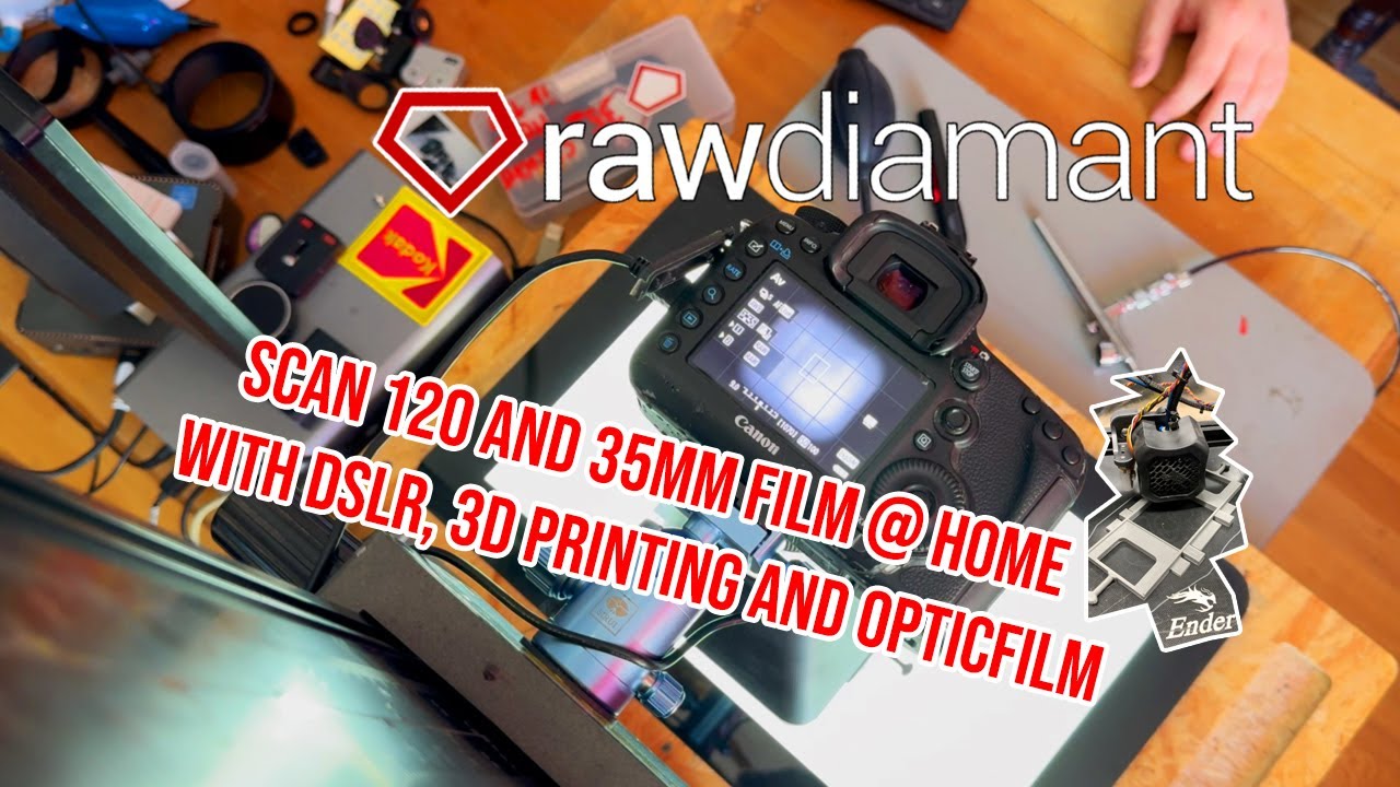 Scan 120 and 35mm Film @ Home with DSLR, 3D printing and Opticfilm ...