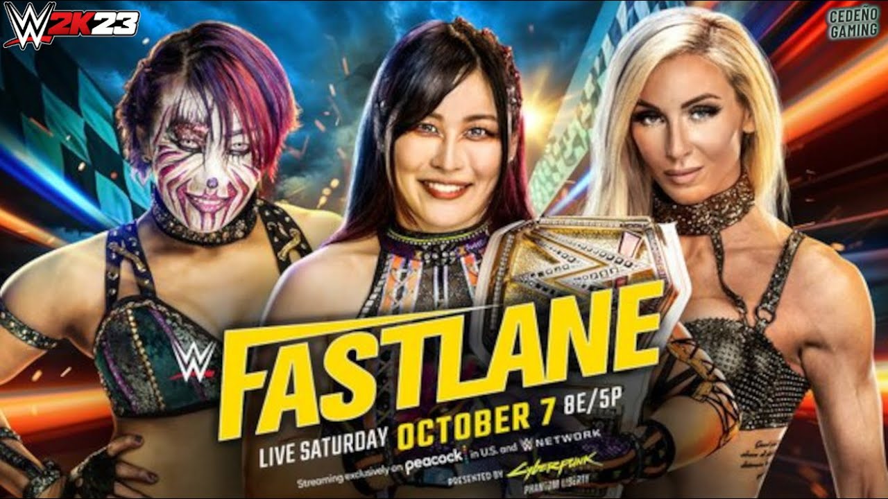 WWE Fastlane: Iyo Sky vs. Asuka vs. Charlotte Flair Triple Threat Match ...