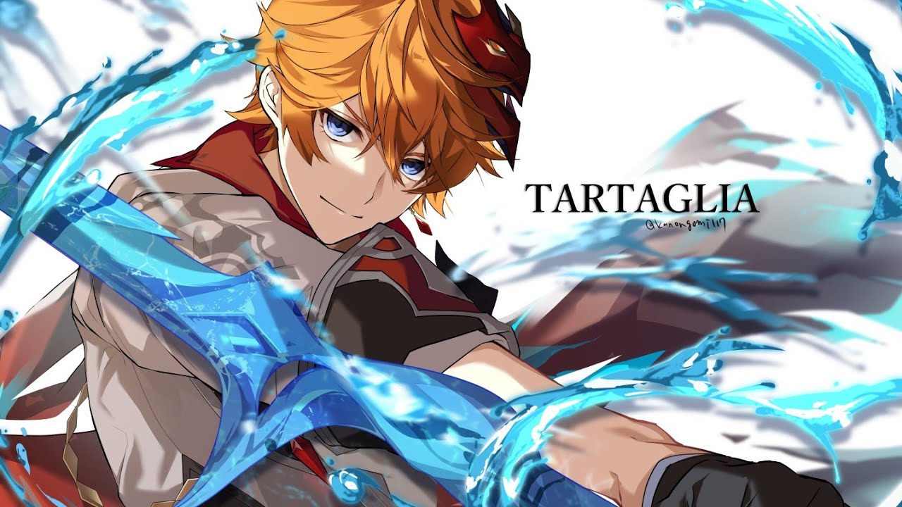 Childe damage showcase with/without food buff - YouTube