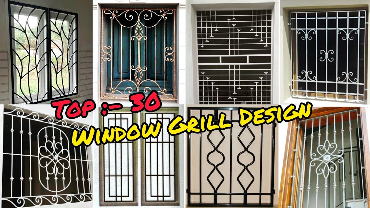 Top 30 Best Iron Window Grill Design 2025 || Design Of Grills For ...