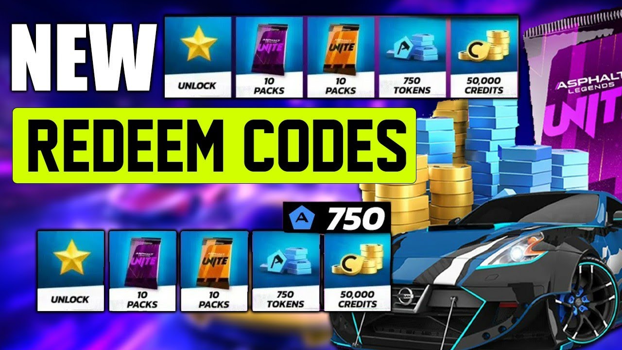 NEW ASPHALT LEGENDS UNITE CODES 🆓🎁 ASPHALT 9 REDEEM CODE ANDROID GAME ...