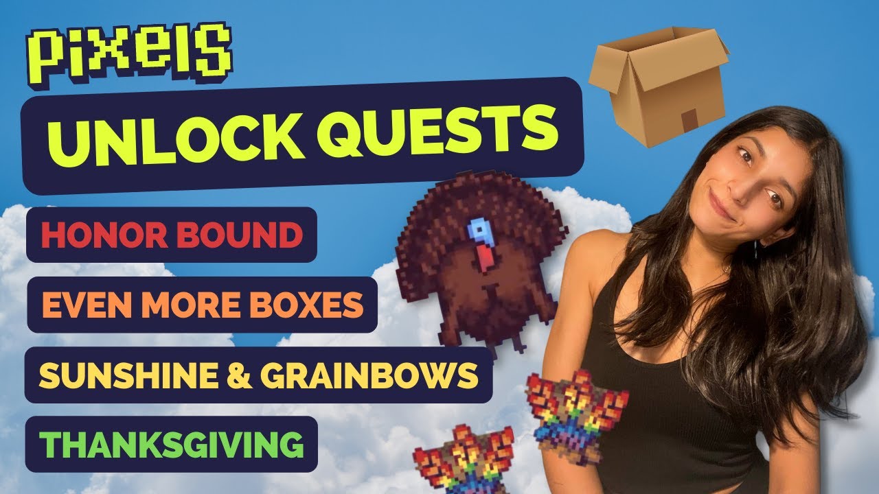 UNLOCK & COMPLETE PIXELS NEW QUESTS (GRAINBOWS & MORE) - YouTube