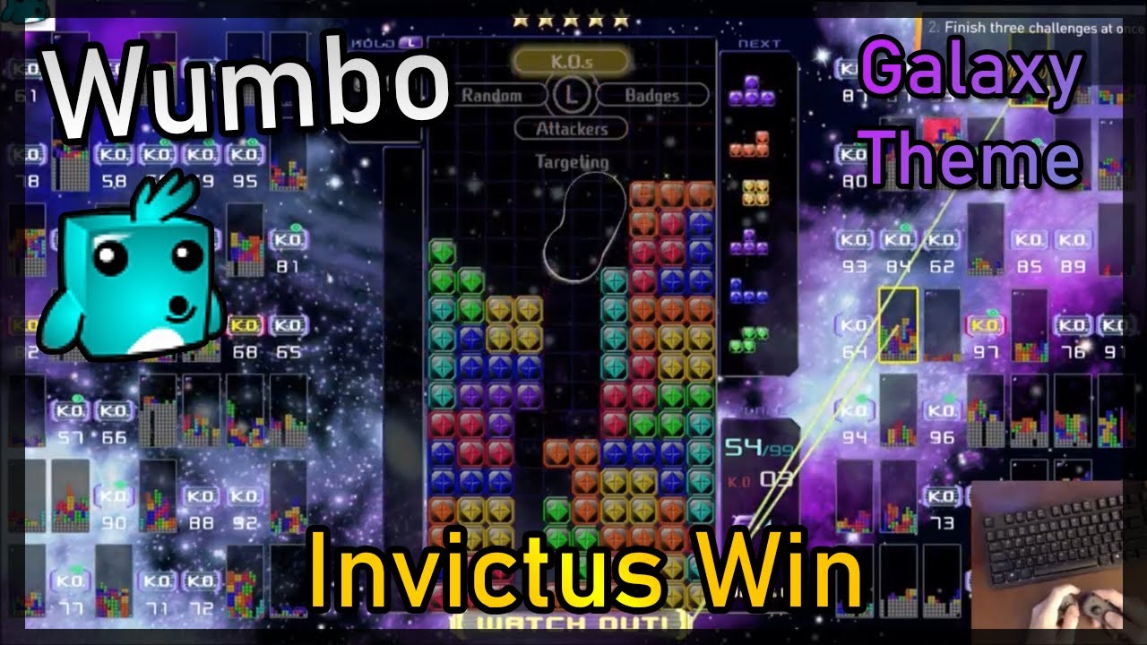 Tetris 99 Invictus - Galaxy Theme #1 Victory Royale - YouTube