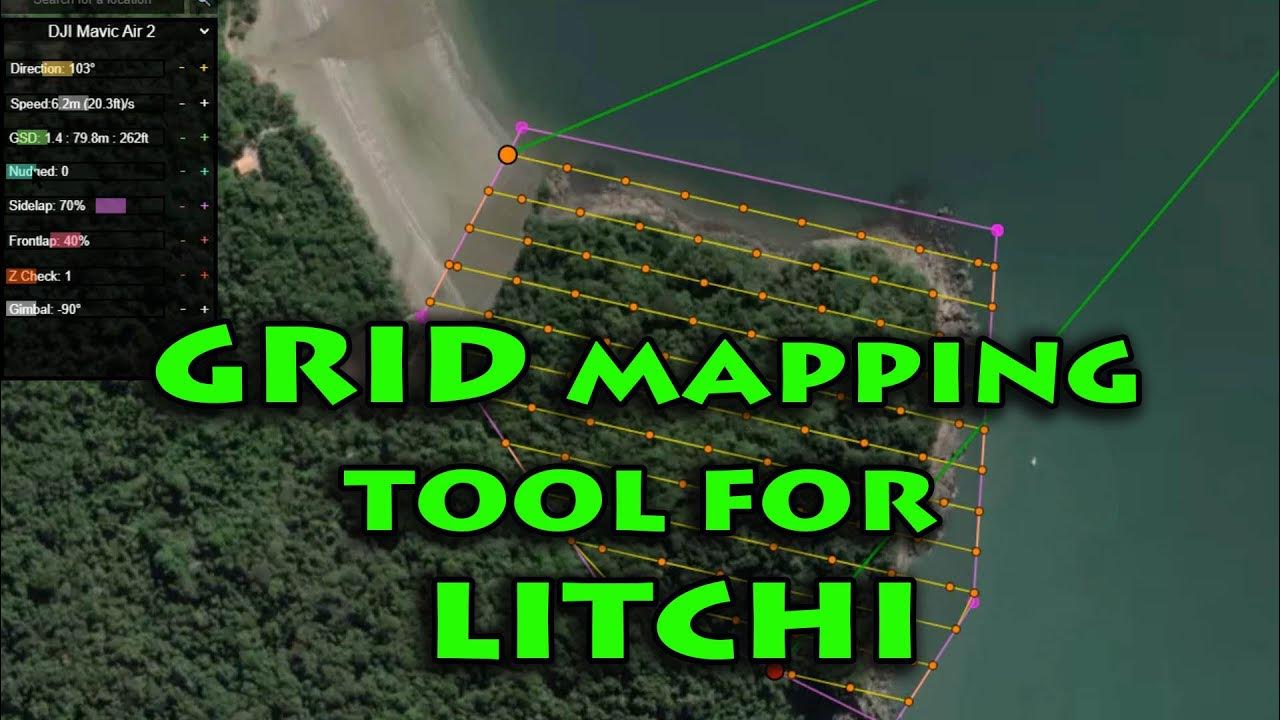 Grid Mapping Tool for Litchi - YouTube