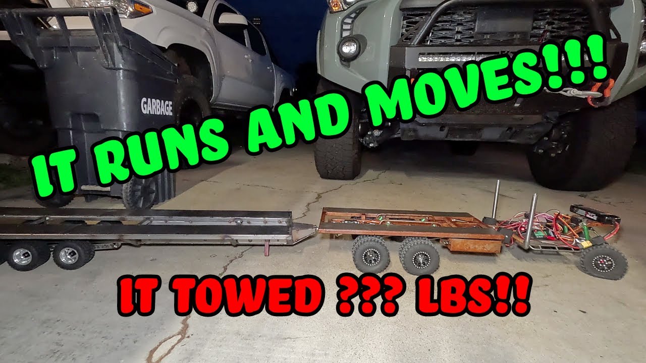 1/10 Scale RC Crawler Hauler.... IT'S ALIVE AND MOVES!!!! ( Episode 7 ...