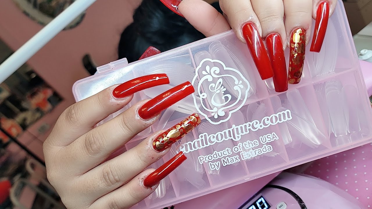 Enailcouture.com 123go natural cruved nails #nailart - YouTube